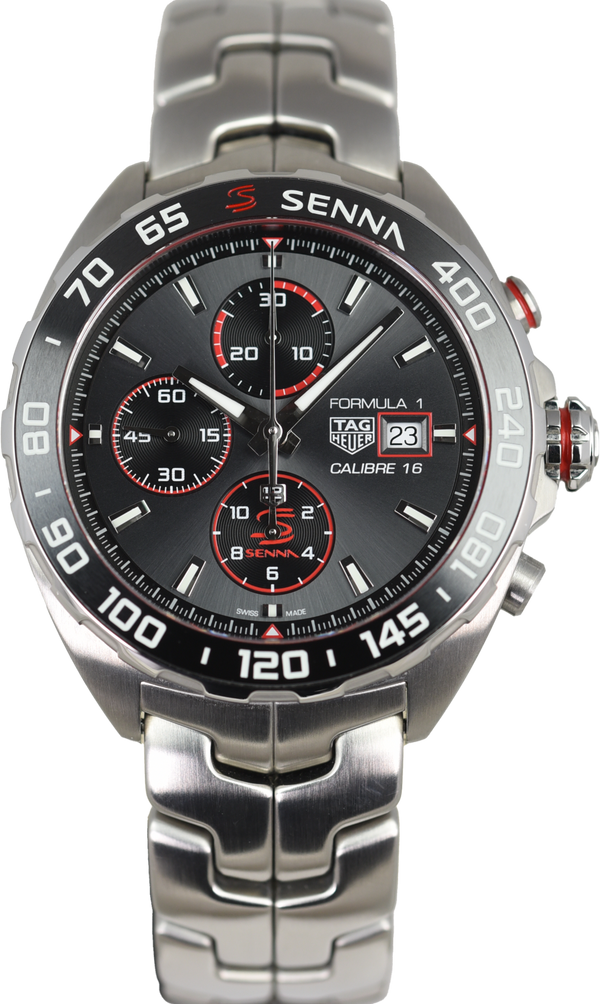 TAG Heuer Formula 1 Chronograph X Senna CAZ201D.BA0633 (Pre-owned ...